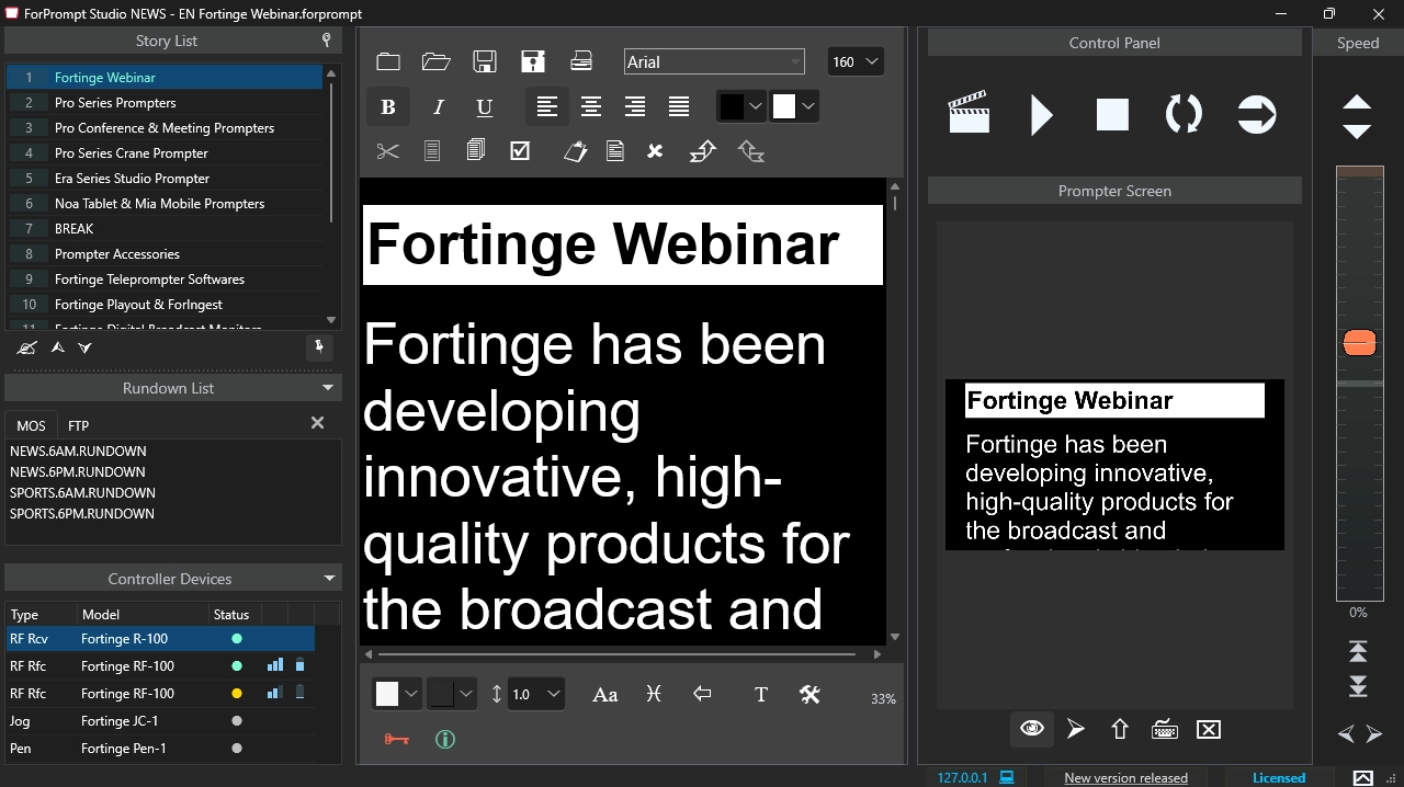 Forprompt – Fortinge